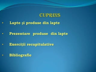 Produse lactate | PPTX