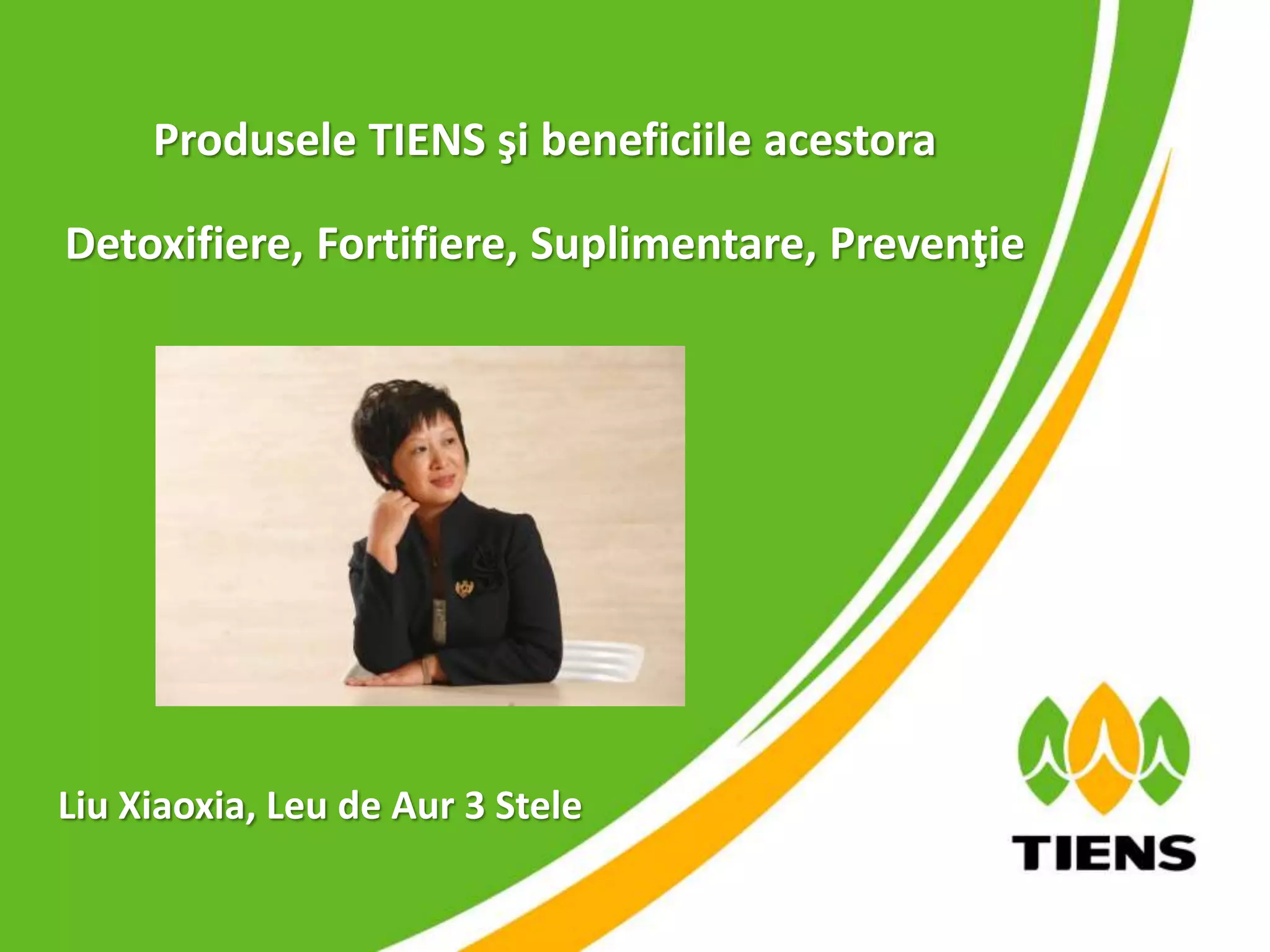Produsele Tiens - prezentare generala (romana) | PPT