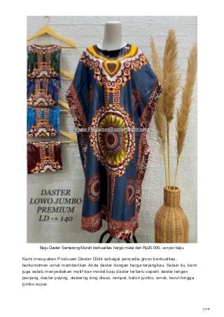 produsendasterdlidir.com-Baju Daster Semarang Murah.pdf