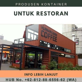 Pembuatan Kontainer untuk Kedai Kopi | PDF