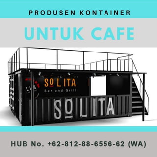 Jasa Pembuatan Kontainer untuk Hotel | PDF