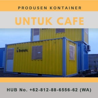 Jasa Pembuatan Kontainer untuk Hotel | PDF