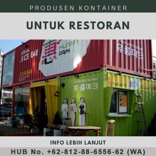 Jasa Pembuatan Modifikasi Container | PDF