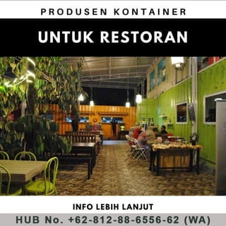 Jasa Pembuatan Modifikasi Container | PDF