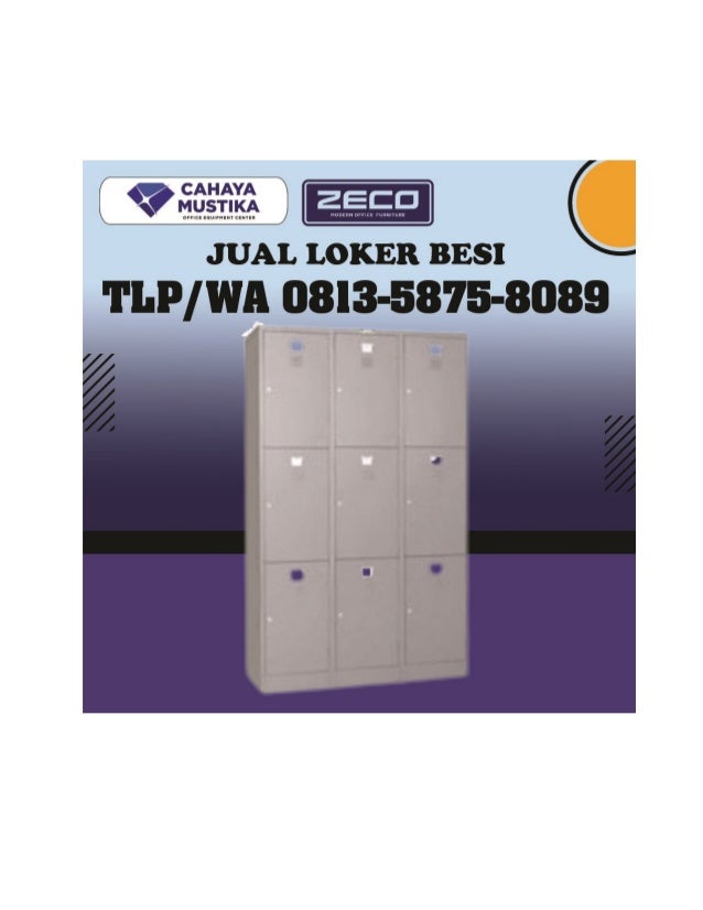 Produsen Locker Besi Satu Pintu Surabaya Zeco WA 0813-5875-8089.pdf