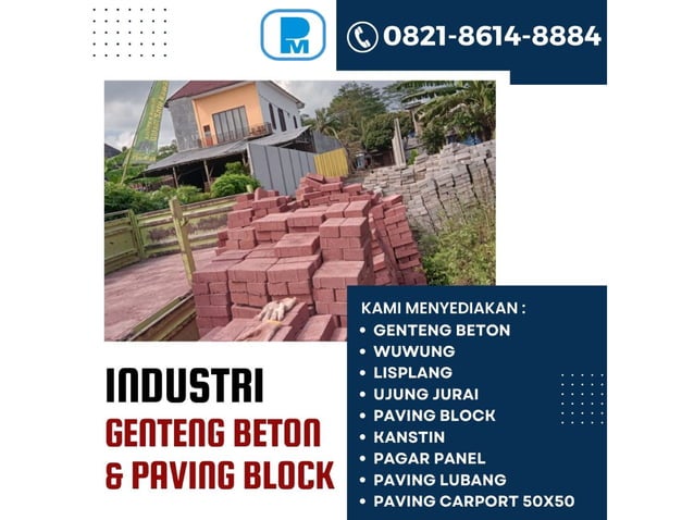Produsen Paving Block Beton Warna Merah | PDF
