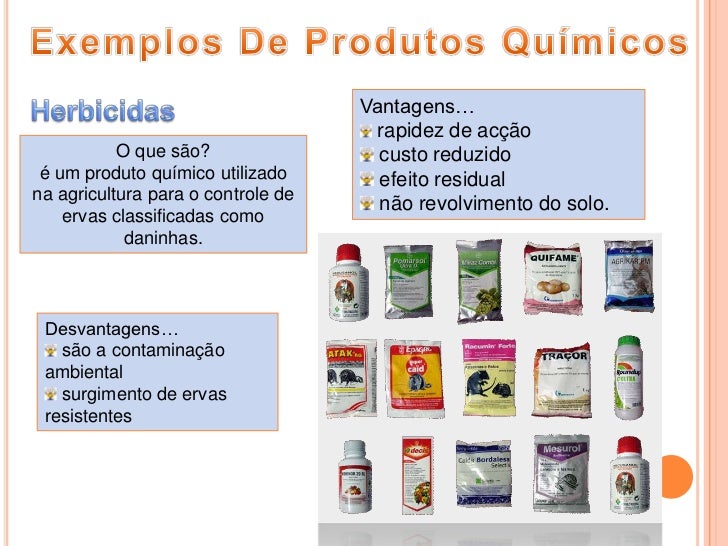 Produtos quimicos