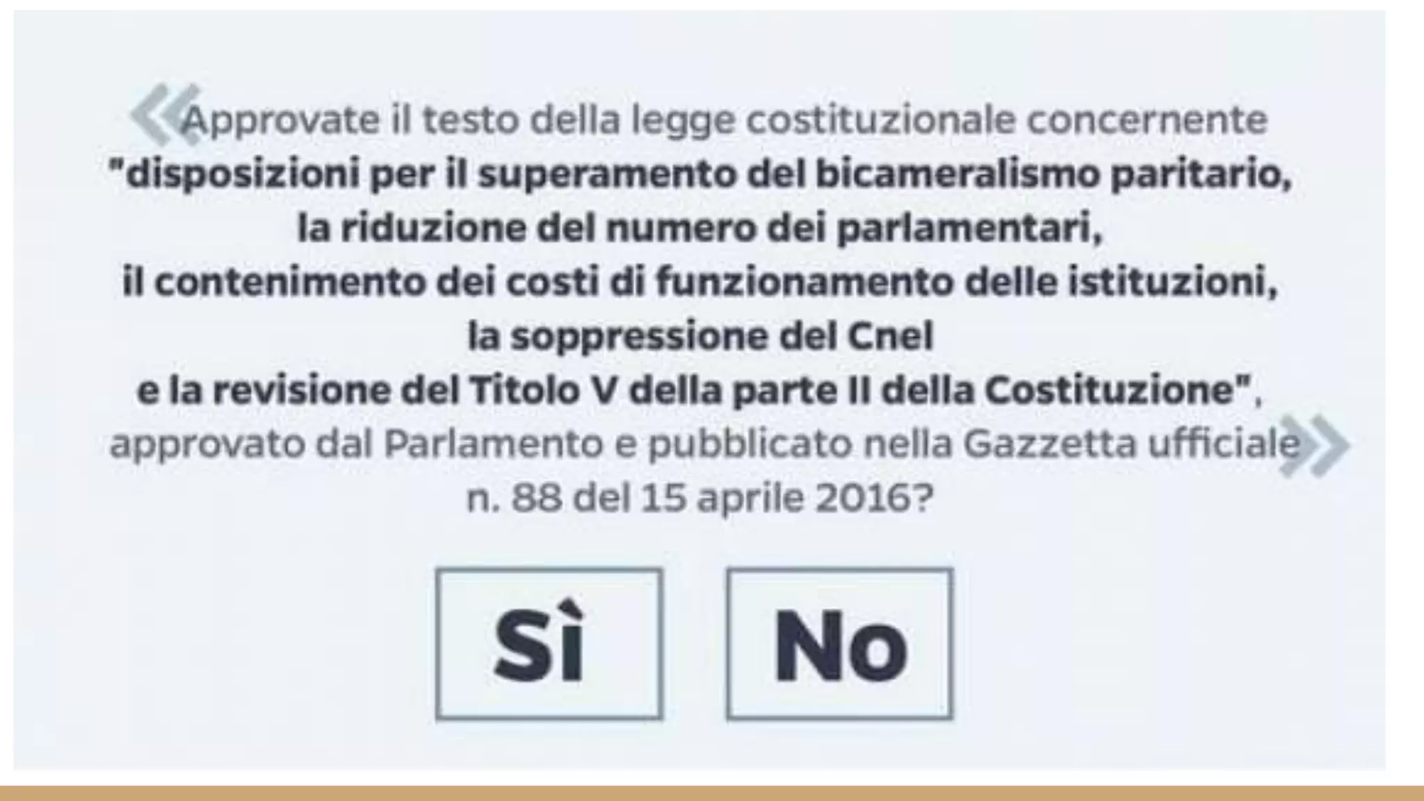 Pro e contro referendum | PPT