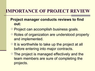 Proect Review | PPT