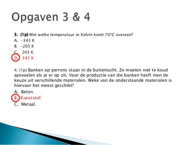 Proefwerk a2e pww powerpoint uitwerkingen ppt