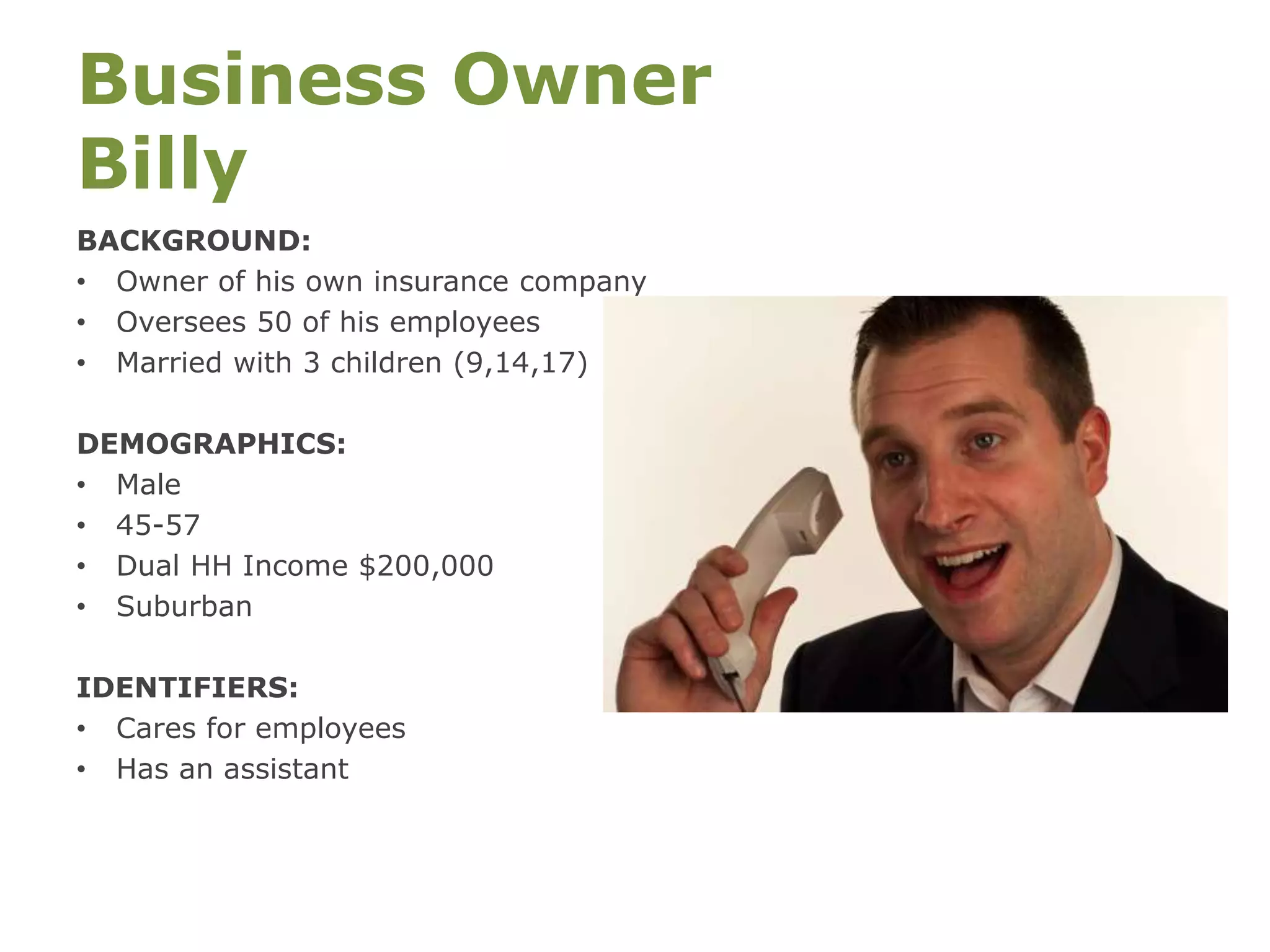 Starbucks: Business Owner Billy | PPTX