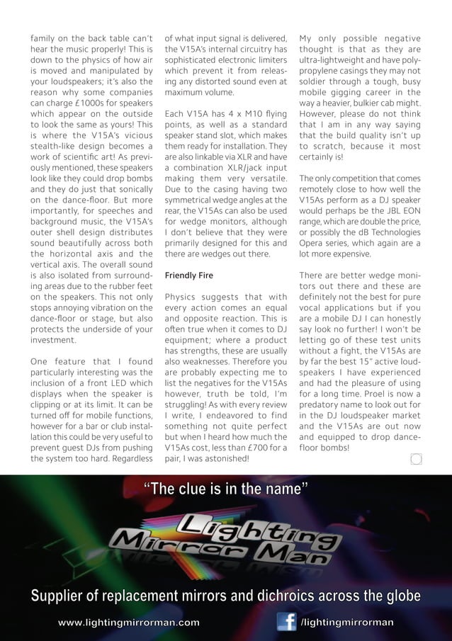 Proel V15A Review by Pro Mobile magazine | PDF | Digital Audio ...