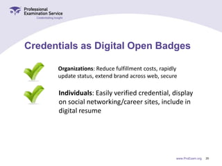 Transitioning from Paper to Digital Credentials, Displayed as Open Badges | PPT