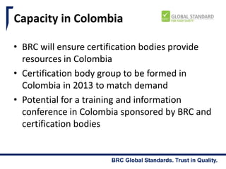 Pro export colombia brc | PPT