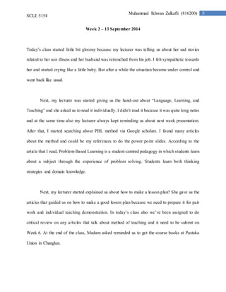 Reflective Journal | DOCX