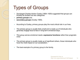 Prof.dr. halit hami öz sociology-chapter 6-groups and organization | PPTX