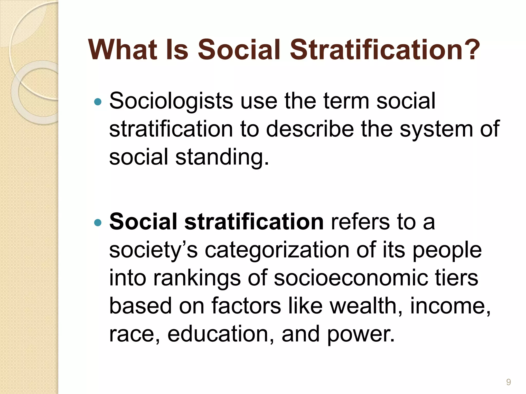 Prof.dr. halit hami öz sociology-chapter 9-social stratification in the ...