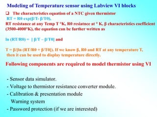 LabVIEW lecture handout by Prof. d k chaturvedi | PPTX