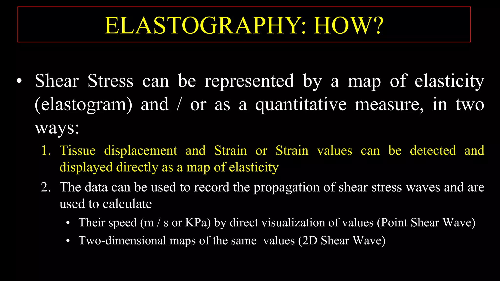 Elastosonografia | PPTX