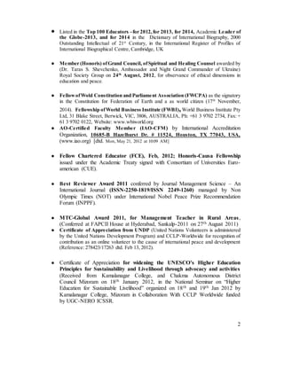 Prof. Arup Barman (ICONIC Academic Personality and Distinguished Professor) | PDF