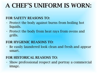 PROFESSIONAL CHEF'S UNIFORM | PPT