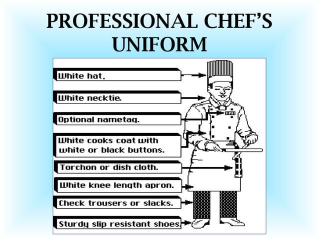 PROFESSIONAL CHEF'S UNIFORM