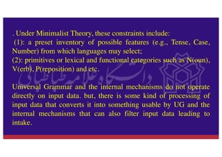 Processing Instruction By: Prof. Bill VanPatten | PDF