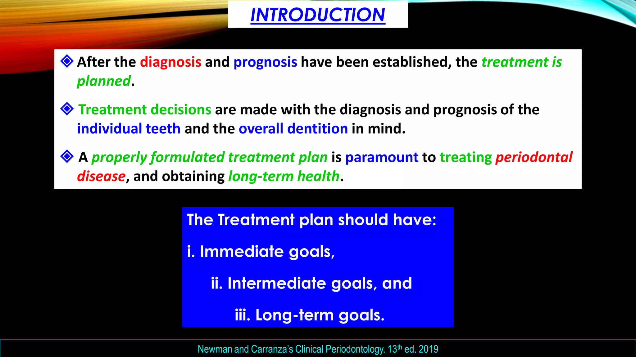 Periodontal Treatment Planning & Phase I Therapy | PDF