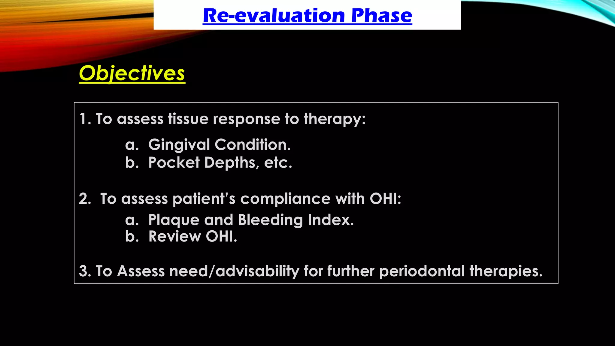 Periodontal Treatment Planning & Phase I Therapy | PDF