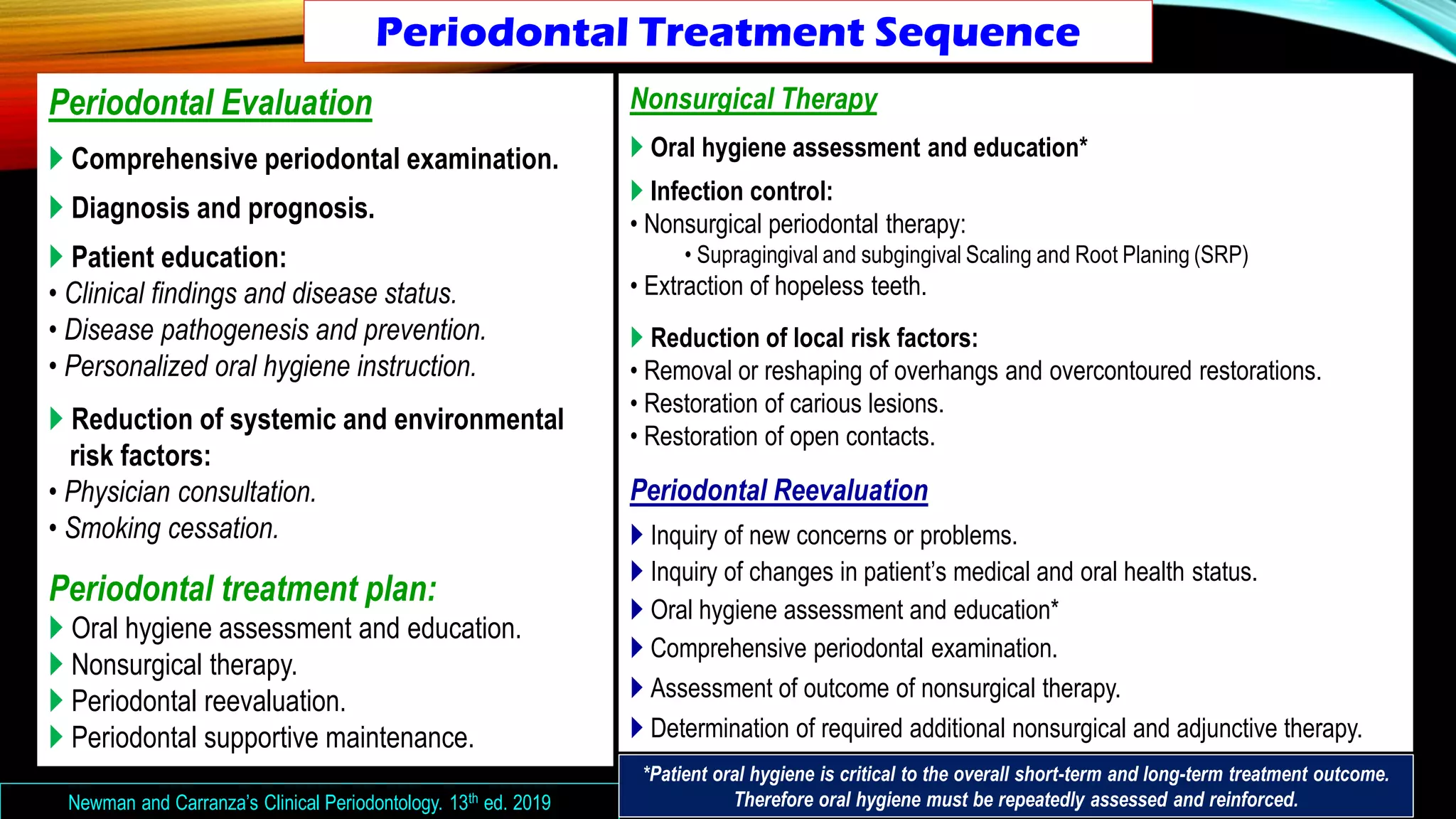Periodontal Treatment Planning & Phase I Therapy | PDF