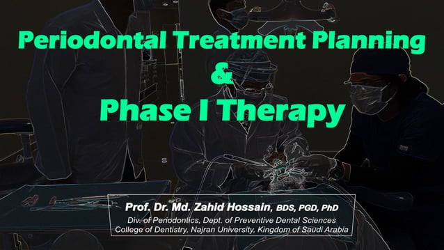 Periodontal Treatment Planning & Phase I Therapy | PDF