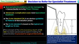 Periodontal Treatment Planning & Phase I Therapy | PPT