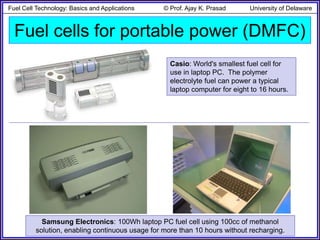 Prof. Prasad Fuel Cell Talk.ppt | Automotive Industry | Industries