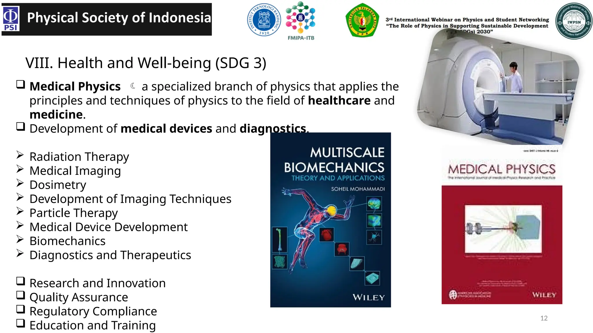 The Role of Physics in Supporting Sustainable Development | PPTX