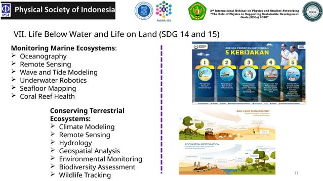 The Role of Physics in Supporting Sustainable Development | PPTX