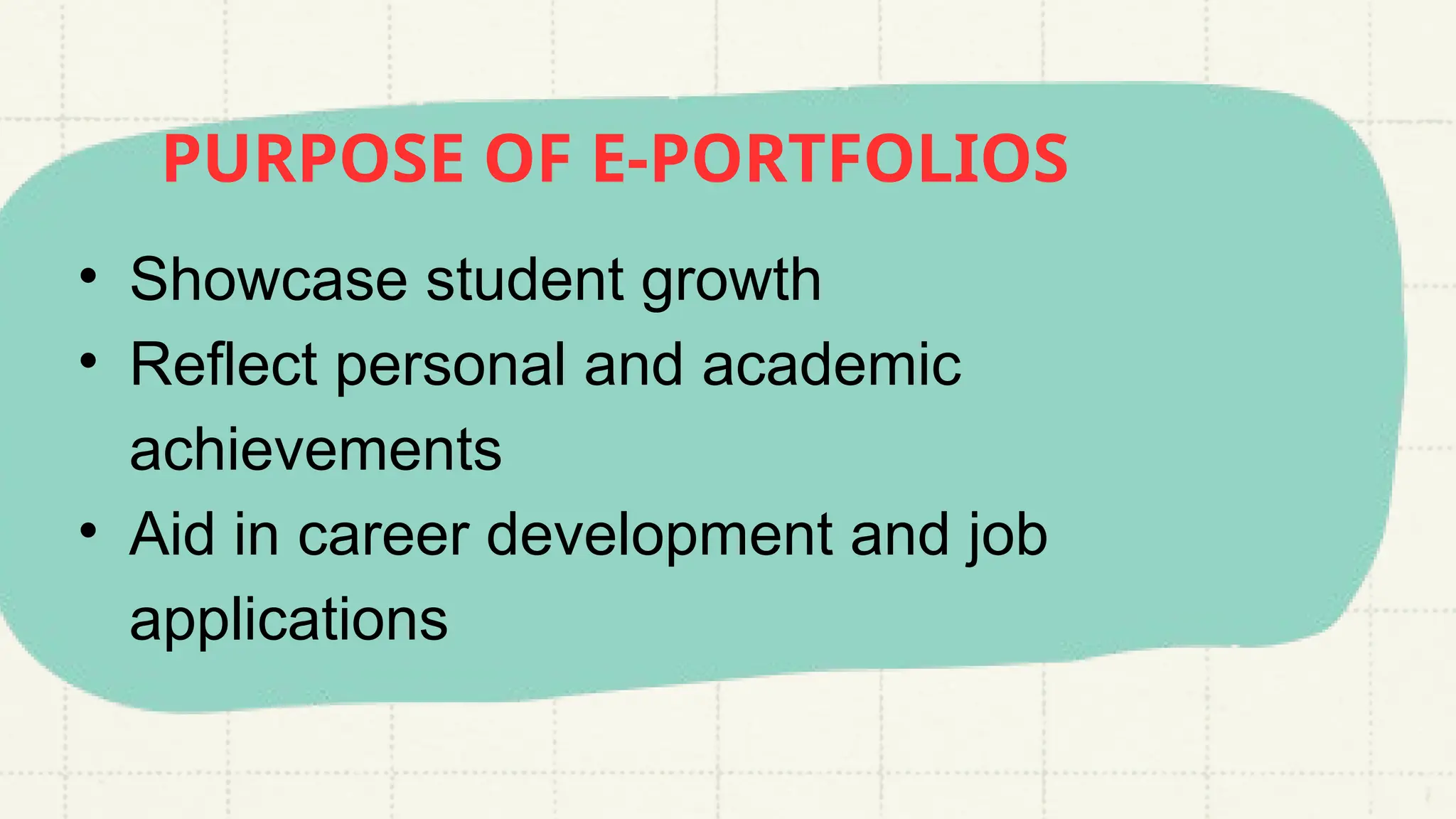 Prof.ed.7.pptx eportfolios creating tech | PPTX