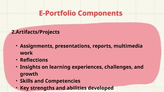 Prof.ed.7.pptx eportfolios creating tech | PPT
