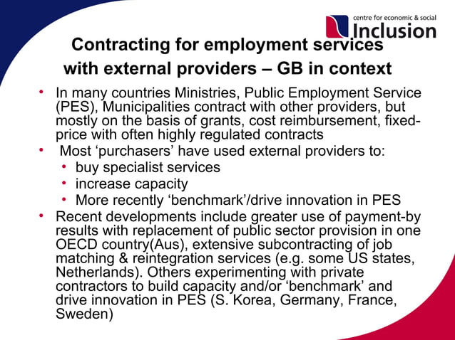 Prof. dan finn third sector service delivery - tsrc esrc seminar | PPT