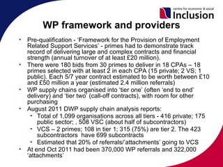 Prof. dan finn third sector service delivery - tsrc esrc seminar | PPT