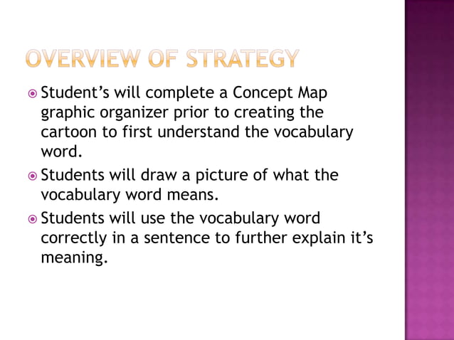 Vocabulary Cartoons | PPTX | Education