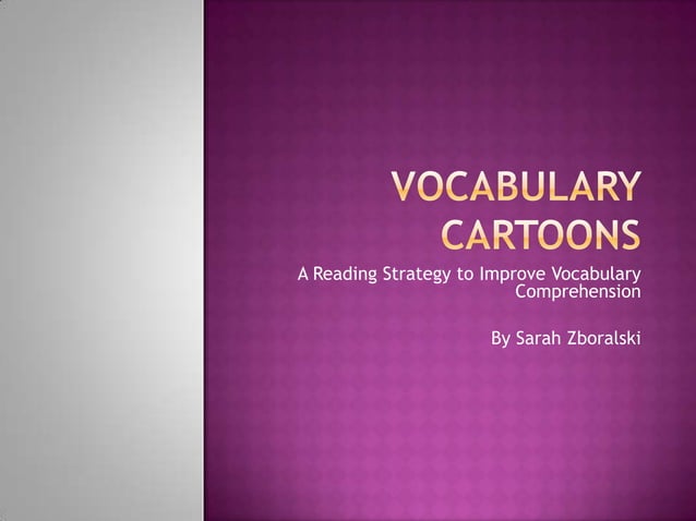 Vocabulary Cartoons | PPT