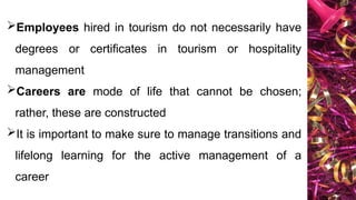 THE TOURISM INDUSTRY AND THE HOSPITALITY SECTOR | PPTX