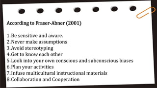 Multiculatural Diversity A challenge to Global Teachers | PPTX