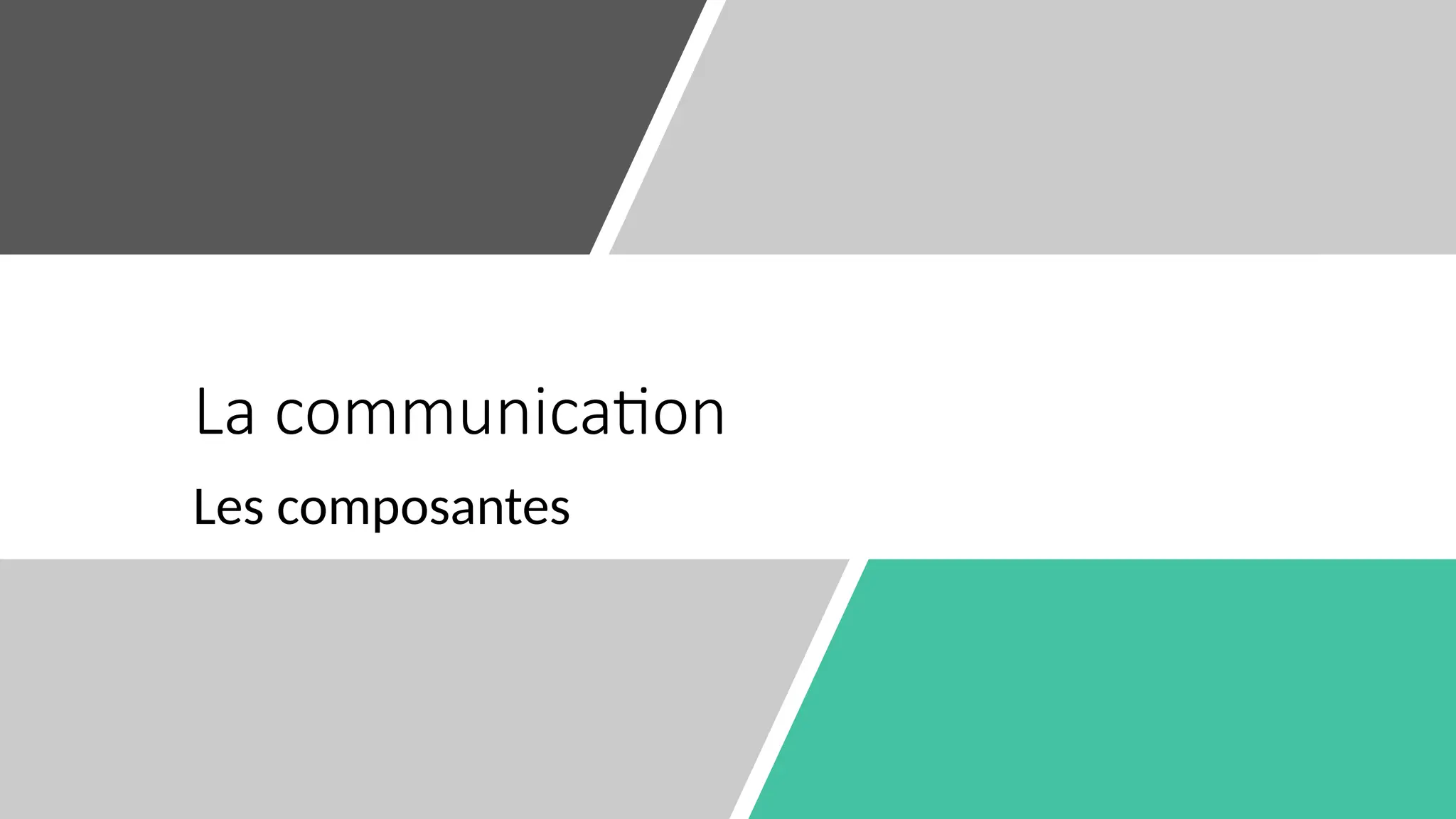 la communication powerpoint explication cégep | PPTX