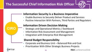 From Cave Man to Business Man, the Evolution of the CISO to CIRO | PDF