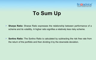 Sharpe & Sortino Ratios | PPT