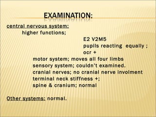 MRI: Bilateral Thalamic Hyperintensities | PPT
