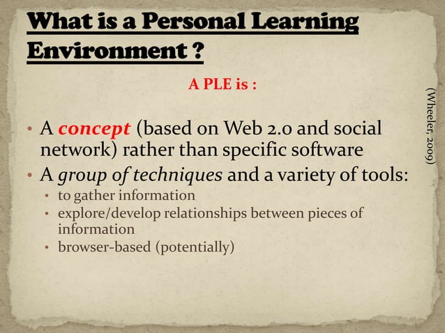 PLE | PPTX | Web Development | Internet