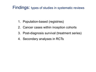 Impact of Weight Change on Cancer Prognosis - Professor Andrew G ...