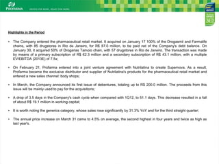 Profarma 1 q13 | PPT